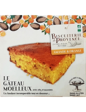 Gâteau moelleux bio amande & orange
