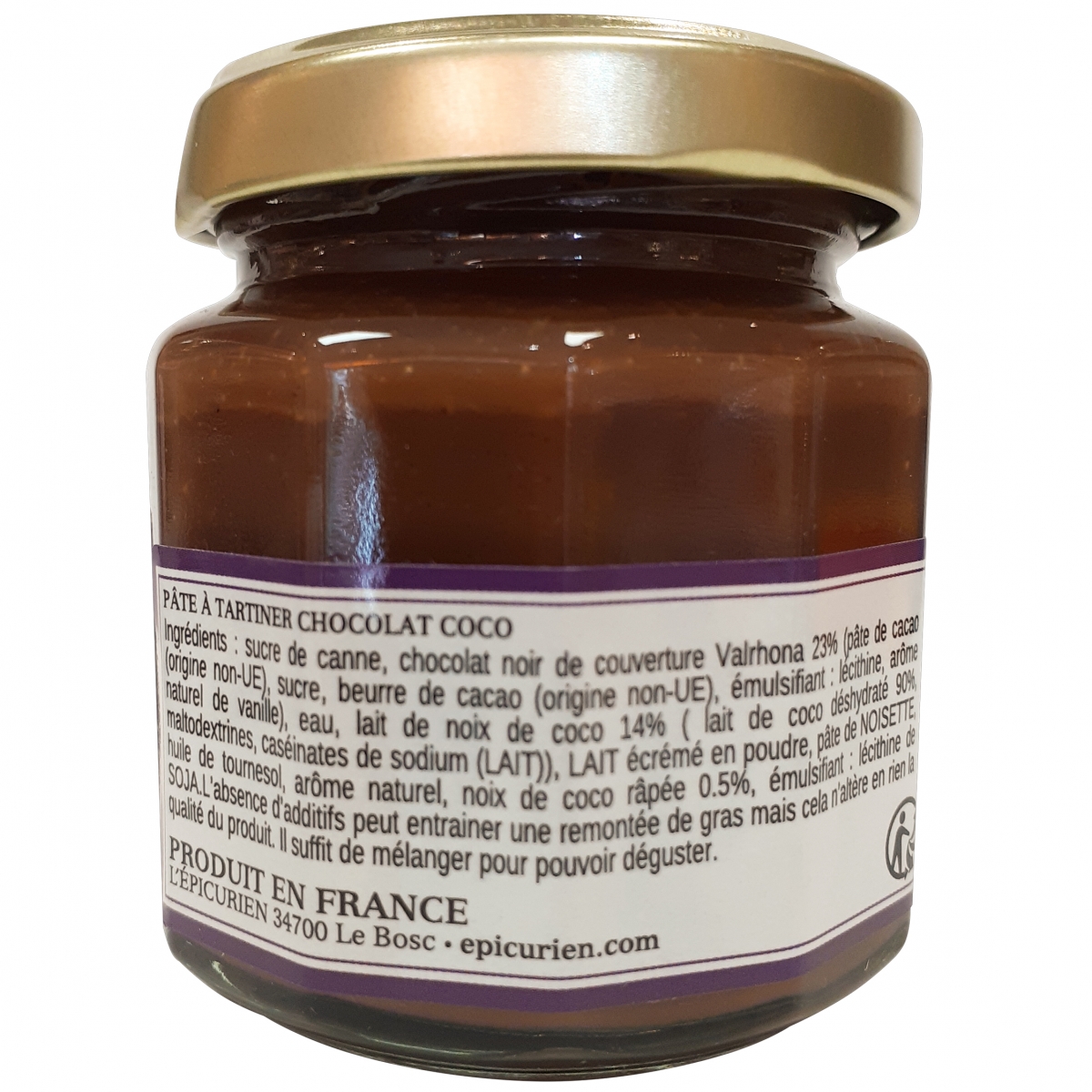 Choco Coco 120gr - L’Epicurien
