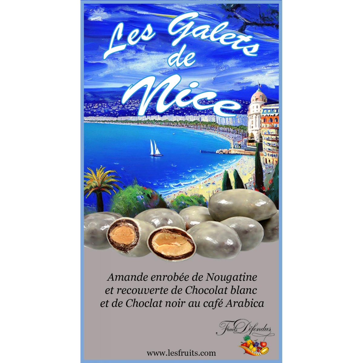 Les galets de Nice, le chocolat Made in Provence